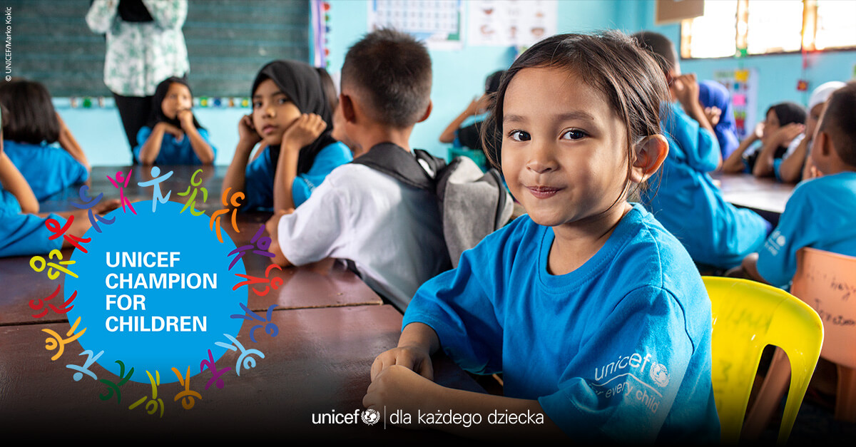 Champion for Children | UNICEF Polska – pomagamy dzieciom